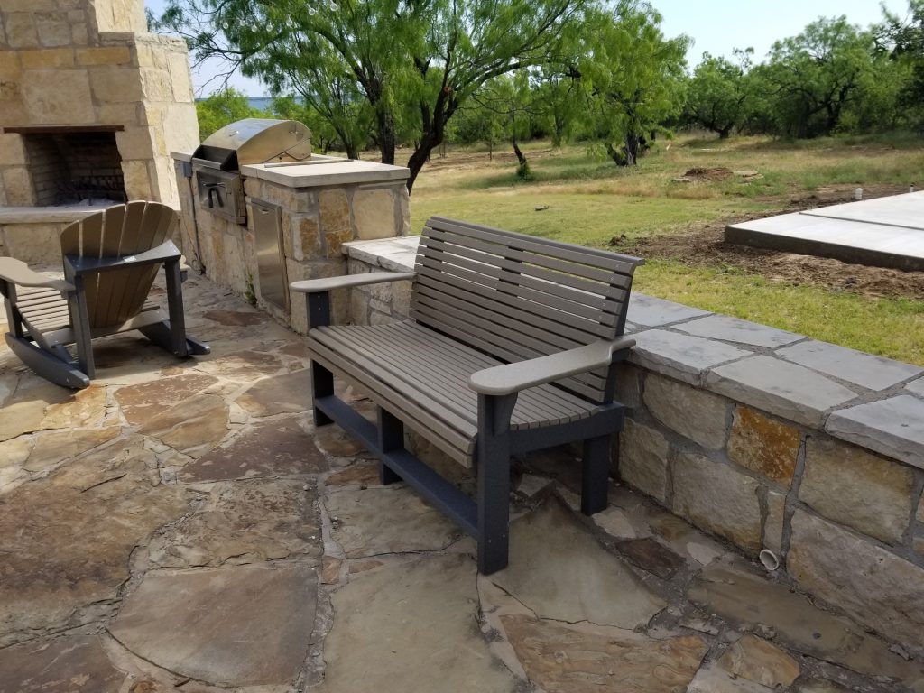 Garden Bench – Slat Back Standard