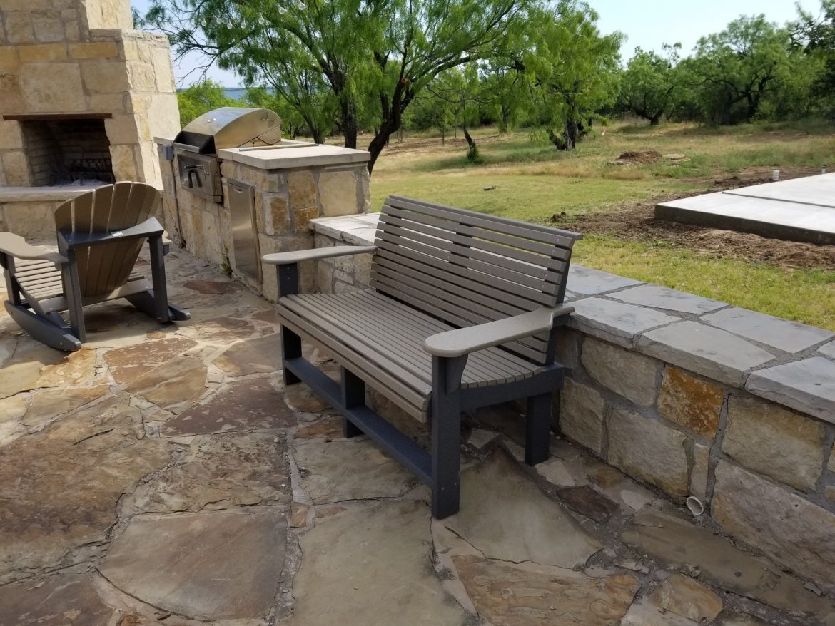 Garden Bench – Slat Back Standard