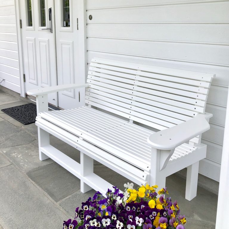 Garden Bench – Slat Back Standard