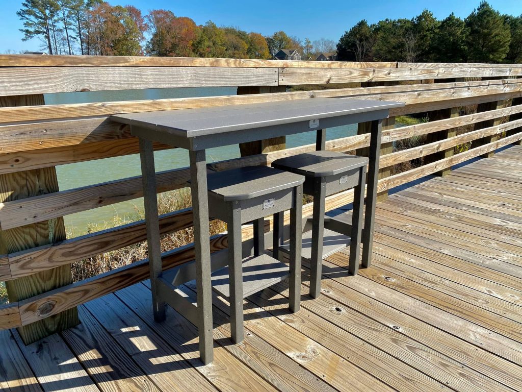 Balcony Basic Bar With 2 -16.5″ Bar Stools