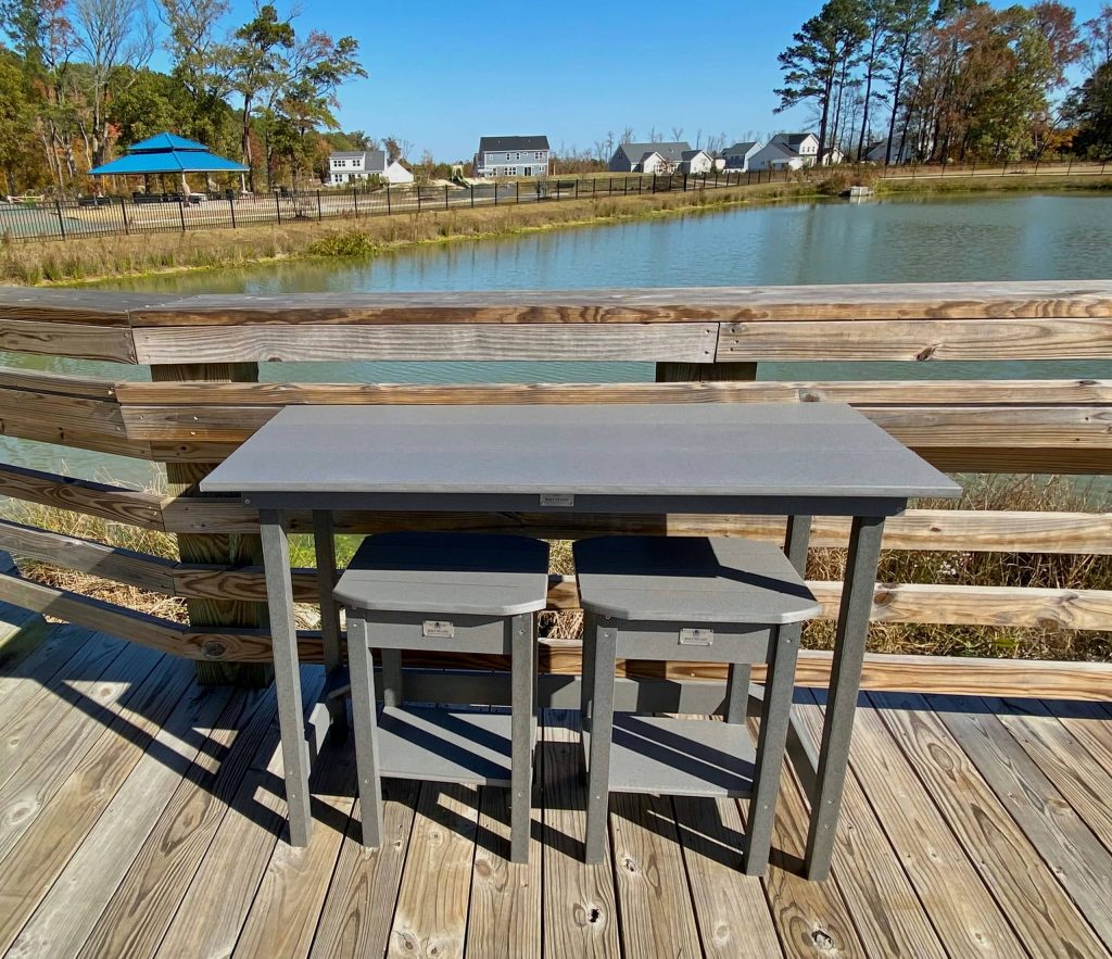 Balcony Basic Bar With 2 -16.5″ Bar Stools